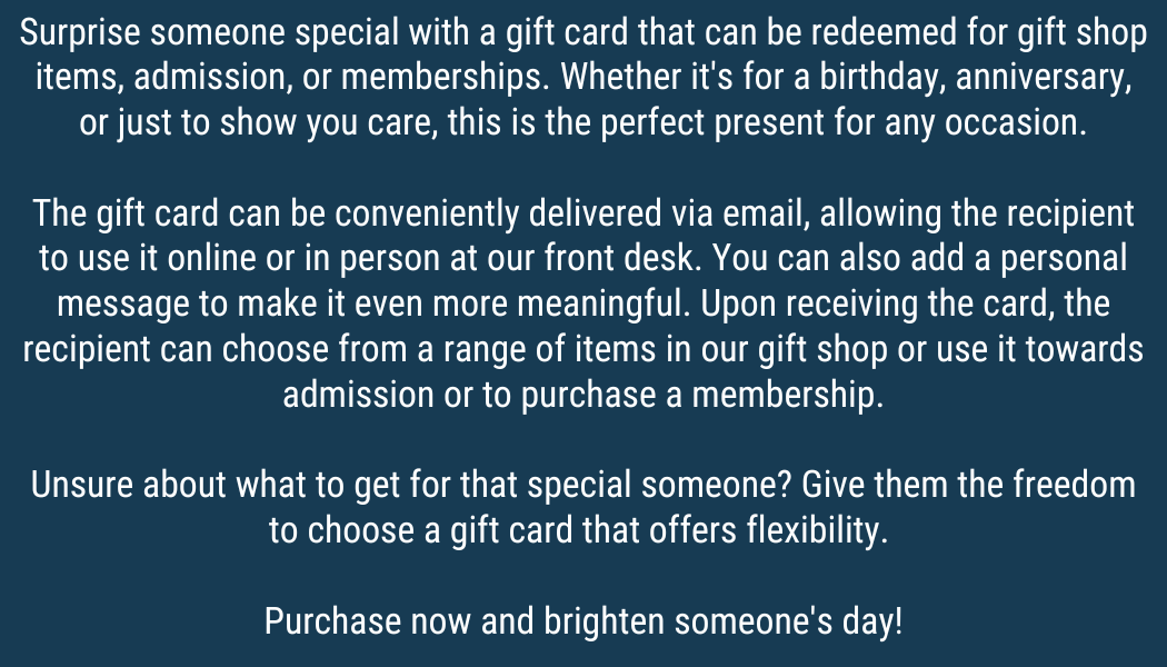 Gift Cards - Science Museum of Western Virginia